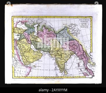 1808 Wilkinson Map Ancient Stock Photo - Alamy