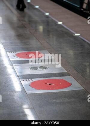 Fire hydrant on station platform Stock Photo - Alamy