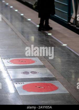 Fire hydrant on station platform Stock Photo - Alamy