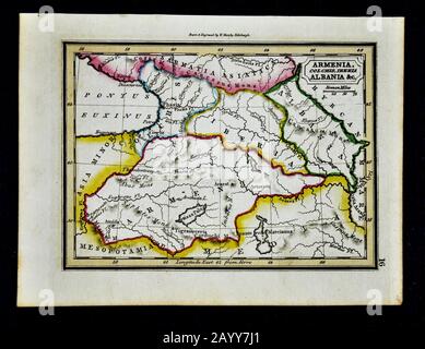Map of Armenia, Colchis, Iberia and Albania. From The Atlas of Ancient ...