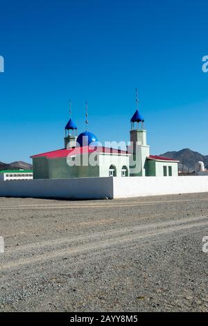 Central mosque, Olgii, Western Mongolia Stock Photo - Alamy