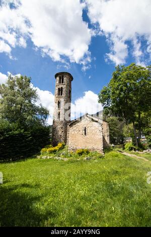 Church of Santa Coloma d´Andorra Stock Photo - Alamy