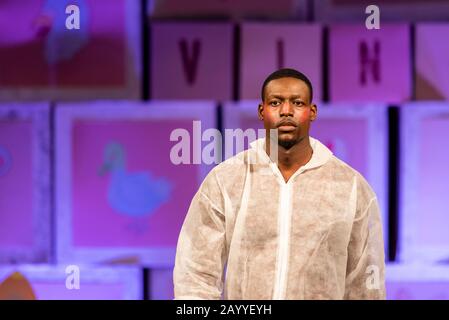 Walk through rehearsal at Vin and Omi London Fashion Week Resist AW20 ...