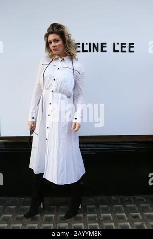 Elle Lee attends the Edeline Lee AW20 Presentation during the London ...