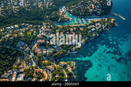 Aerial View Bay And Beach Calo Den Pellicer Santa Ponsa Calvià