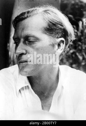 Indonesia: Walter Spies in Ubud, Bali, with Angelica Archipenko circa ...