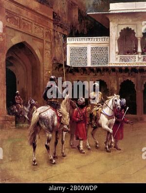 Edwin Weeks' painting 'Indian Prince and Parade Ceremony' beautifully ...
