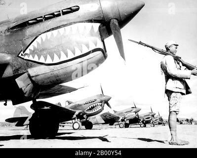 'Flying Tigers' was the popular name of the 1st American Volunteer ...