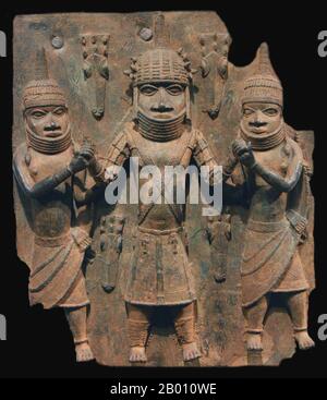 Bronze sculpture of the Oba of Benin in the Museum of Black ...