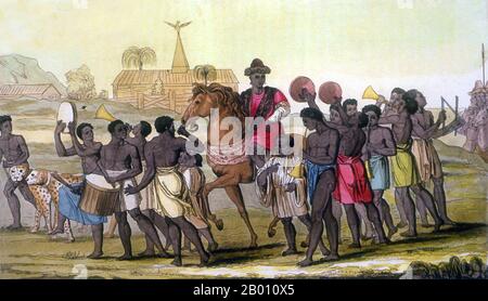 Nigeria: Nigeria: An Oba or ruler of the Benin Kingdom progressing on ...