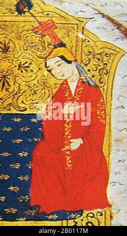 Mongolia: Tolui Khan (1192-1232) with his wife Sorghaghtani (c. 1198 ...