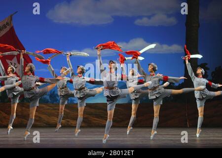China: A scene from the revolutionary ballet 'The Red Detachment of ...