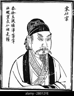 Portrait of Hongxi Emperor (1378 – 1425), the fourth Emperor of the ...