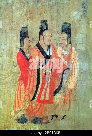 The thirteen emperors Yan Liben (Chinese, about 600Ð673) second half of ...