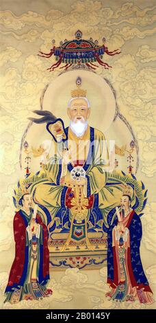 China: Taiqing, 'The Grand Purity', third of the Three Pure Ones ...