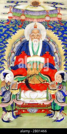 Tao god of agriculture, China. Taoism is an East Asian religion that ...
