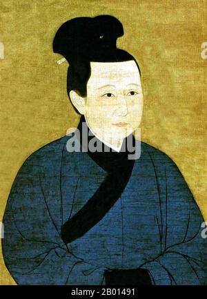 This painting from the Song dynasty (960-1279) depicts Emperor Taizu of ...