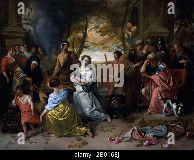 The Sacrifice of Iphigenia Stock Photo - Alamy