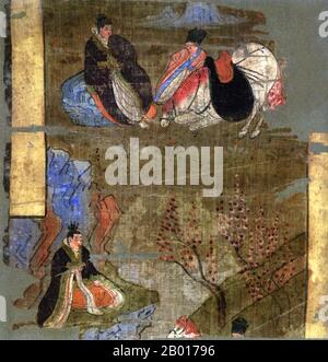 This traditional Chinese painting from the Palace Museum highlights the ...