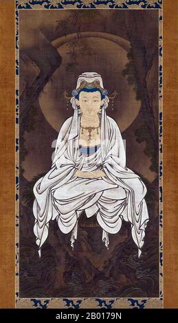 Kano White-robed Kannon, Bodhisattva of Compassion Stock Photo - Alamy