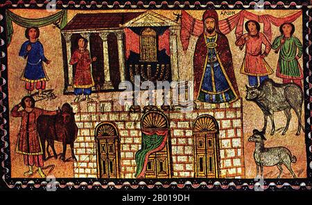 The Dura Europos Synagogue. 3rd century CE. Pharaoah and the infancy of ...