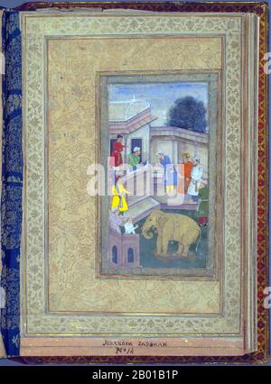 Jahangir, Mughal Emperor, Nur ud din Muhammad Salim, Miniature painting ...