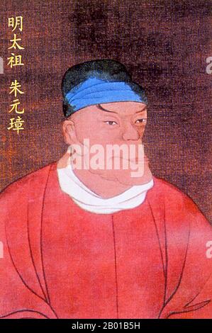 China: Emperor Hongwu, 1st ruler of the Ming Dynasty (r. 1368-1398 ...