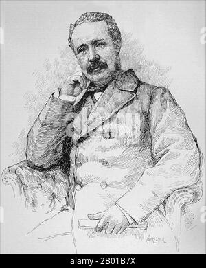 General Gordon in Khartoum, 1885 portrait of the Governor General of ...