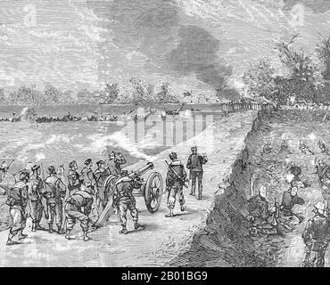 Vietnam: A Vietnamese infantryman, Tonkin Campaign (1883-1886 ...