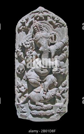 Ganesh the God with the elephant head widely worshipped in Hindu ...