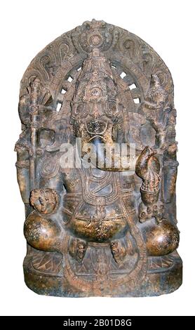 Ganesh the God with the elephant head widely worshipped in Hindu ...