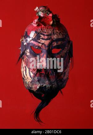 Thailand/China: Ceremonial shaman's mask from the Yao pantheon thought ...