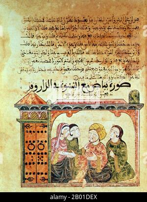 Spain: An illustration from the Tale of Bayad and Riyad, Al-Andalus ...