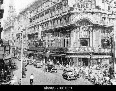Shanghai, China, one of the five ports opened to British trade by the ...