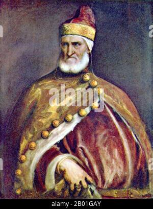 Titian, Italian (c. 1490-1576), Doge Andrea Gritti, 1546-1548, oil on ...