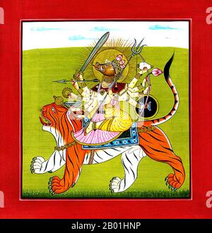 Varaha. An avatar of the Hindu deity Vishnu, in the form of a wild boar ...