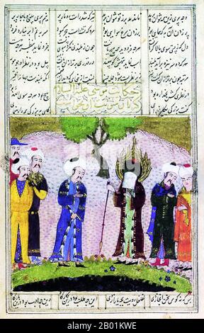 Musa with a cane in his hand Stock Photo - Alamy