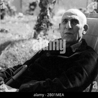 Iran/Persia: Mohammad Mosaddegh or Mosaddeq (16 June 1882 – 5 March ...