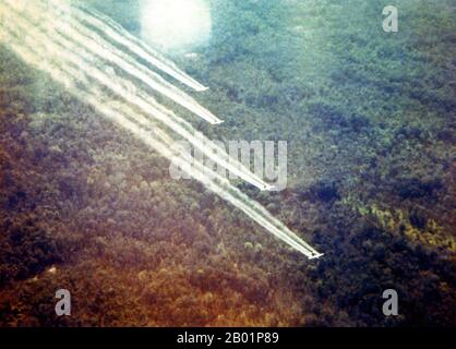 Vietnam War. From 1962 until 1971, US military sprayed defoliant over ...
