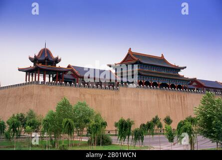 King’s Palace and Mausoleum, / Palace of Hami King from the Uighur ...