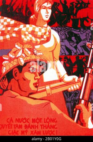 1960's Propaganda poster in the People's Republic of China of Chairman ...
