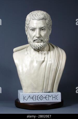 Greece/USA: Cleisthenes (born c. 570 BCE), 'The Father of Atheniian ...