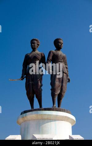 Sisters of the King of Siam Stock Photo - Alamy