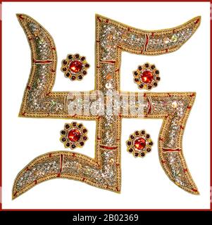 swastika, cross in India Stock Photo - Alamy