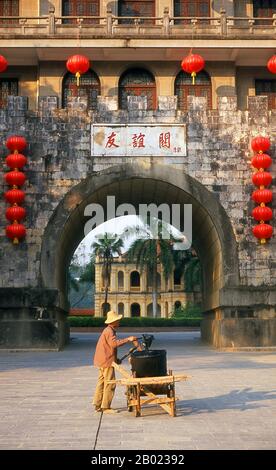 China: Old French Customs House, Youyiguan (Friendship Pass), Chinese ...