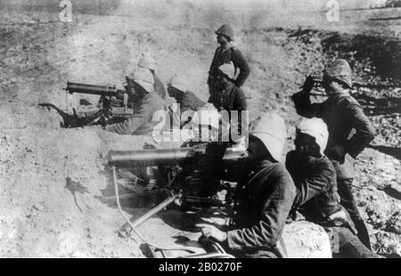 Turkey/Gallipoli Campaign: Turkish machine gun units deployed by the ...