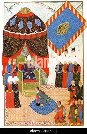 Suleiman I, known as Suleiman the Magnificent, 1494–1566, 10th Sultan ...