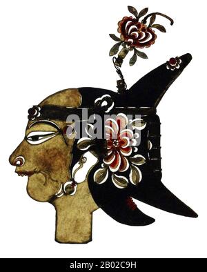 China: Female shadow puppet with bound feet, Shanxi or Gansu Province ...