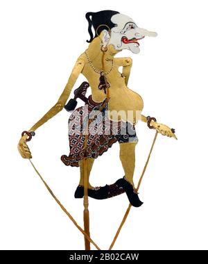 Shadow Puppet (Wayang Kulit) of Gareng. Maker: Ki Enthus Susmono ...