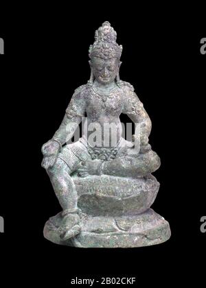 Bodhisattva, Avalokitesvara Central Java 8th - 9th century, bronze ...